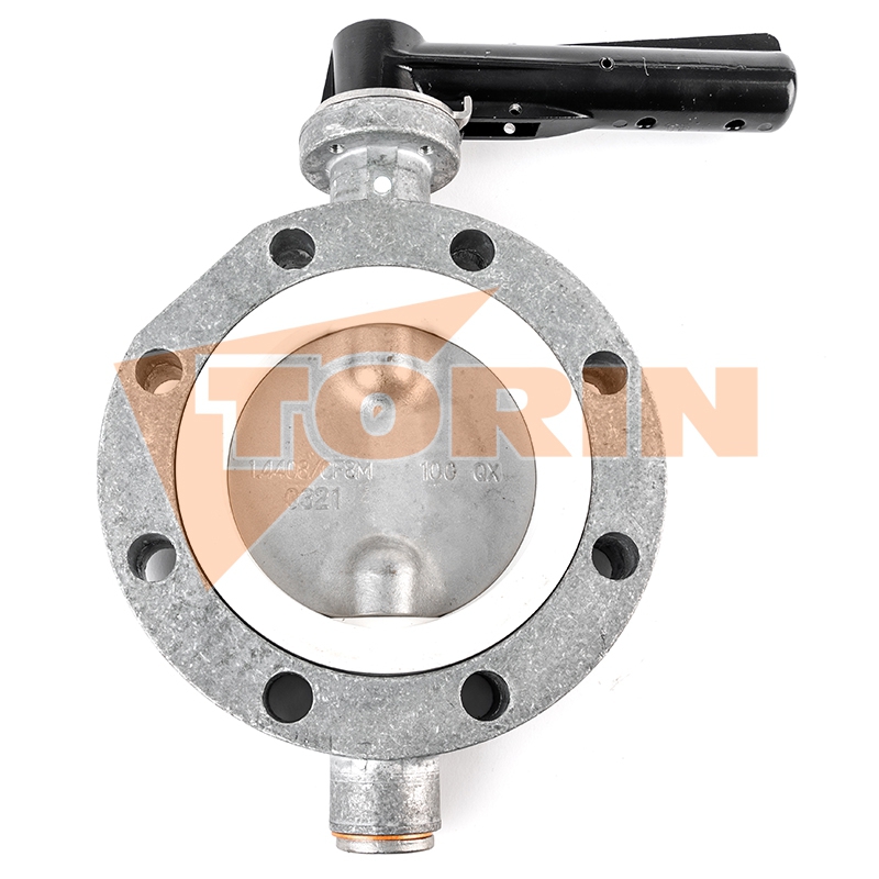 Vanne-papillon DN 100 FELDBINDER inox - Torin | Pièces pour silos et ...